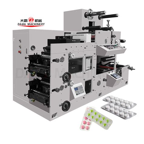 2 Color Blister Label Foil Printing Machine Water Printing Machine