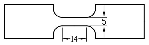 Specimen Geometry Dimensions In Mm Download Scientific Diagram