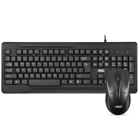 AOC Wired USB Keyboard Mouse Combo KM160 JIERUICC