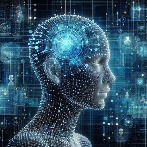 premium photo ai neural networks and communication with man senses