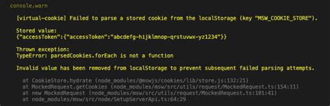 Failed To Parse A Stored Cookie From Localstorage Virtual Cookie · Issue 1590 · Mswjsmsw