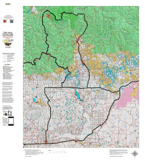 Idaho Controlled Antelope Unit 521 Land Ownership Map 52 1 By Idaho Huntdata Llc Avenza Maps