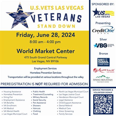 U S Vets Las Vegas On Linkedin Veteransstanddown Veteranssupport