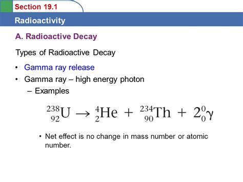 Gamma Decay Example