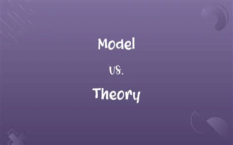 Model Vs Theory Know The Difference
