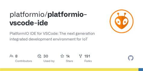Github Platformioplatformio Vscode Ide Platformio Ide For Vscode