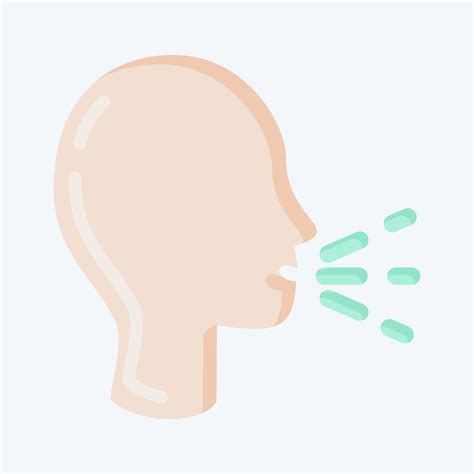 Icon Sneezing Suitable For Flu Symbol Flat Style Simple Design Editable Design Template