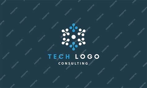 Premium Vector Abstract Technology Company Logotype