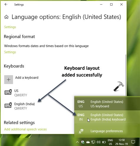 How To Add Remove Keyboard Layout In Windows 10
