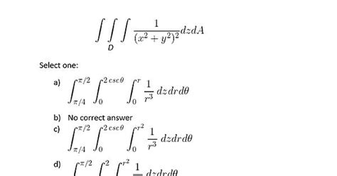 Calc 3 Triple Integral In Cylinder Coordinate Album On Imgur