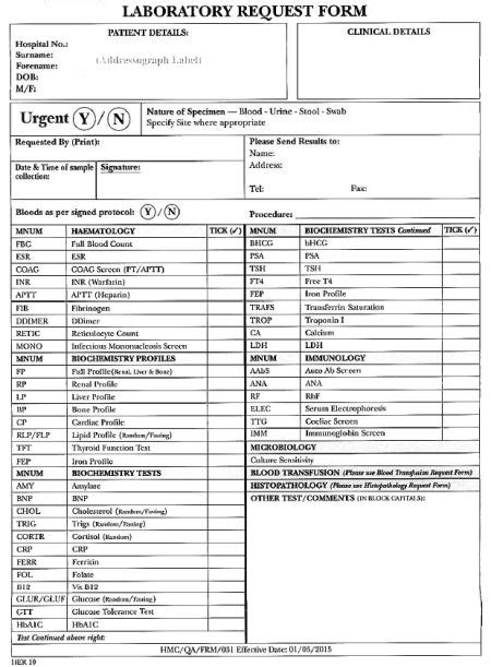 Lab Order Form Template 30 Free And Premium Templates To Download Instantly For Free