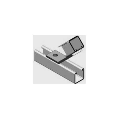 Ezystrut Strut Joining Plate 45 Degree 2 Hole L53mm W40mm Steel Hot Dip