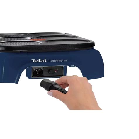 Crépière 6 Personnes Crepparty 1000w Bleu Tefal Py559410