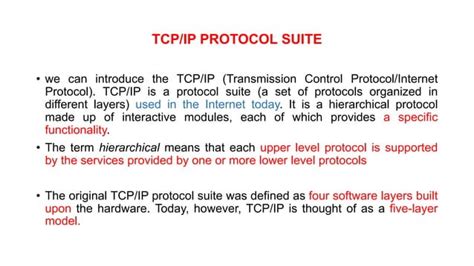 Unit1 Network Model Osi And Tcpippptx