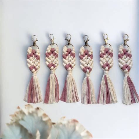 Macrame Keychain Pattern Etsy