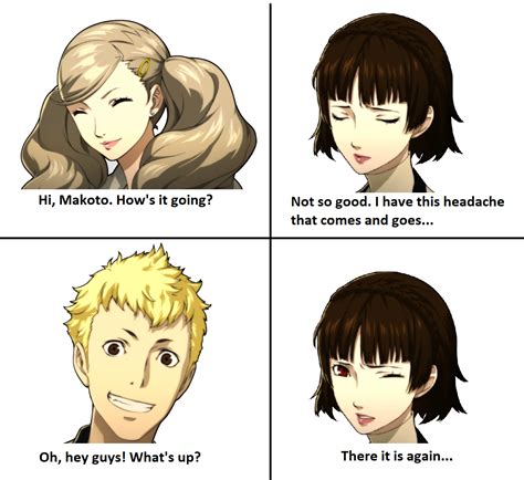 I Just Love How Done Makoto Is With Ryuji All The Time Rpersona5