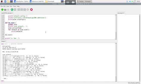 Embedded Things Esp32micropython Get Wifi Network Info Scan Networks