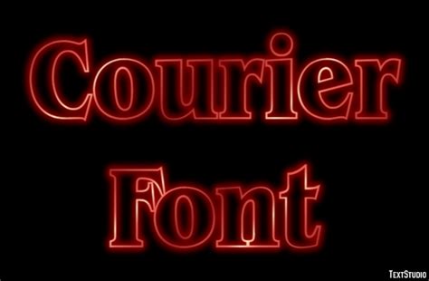 Courier Font Text Effect And Logo Design Font Courier Font Text Effect And Logo Design Font