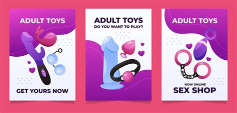 Free Vector Gradient Sex Toys Card Design Free Vector Gradient Sex Toys Card Design