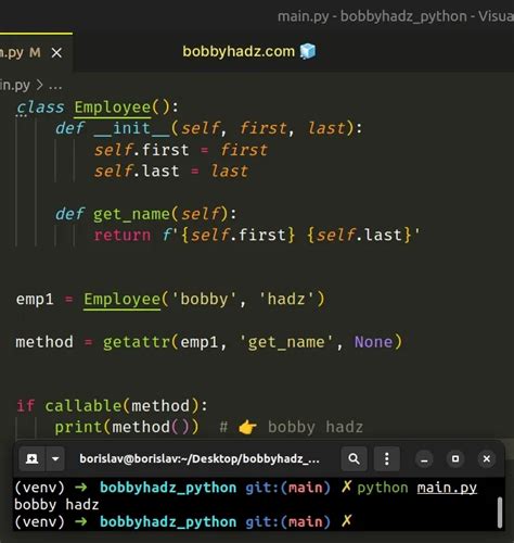 check if an object has a specific method in python bobbyhadz