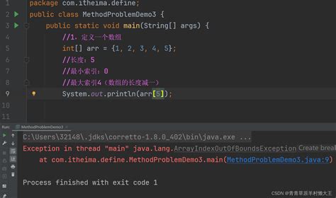 数组常见问题 如果访问了数组中不存在的索引对应的元素 会造成索引越界问题。正确还是错误 csdn博客