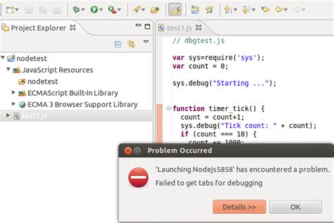Javascript Failed To Get Tabs For Debugging When Trying To Debug NodeJs With Chrome Debugger