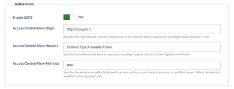 Joomla Issue Tracker Joomla Cms 31379 40 Webservices Allow Customizing Cors Headers