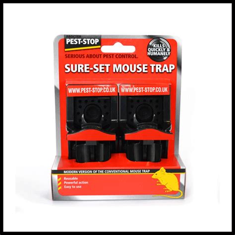 Pest Stop Sure Set Plastic Mouse Traps Twin Pack — C Booth And Son