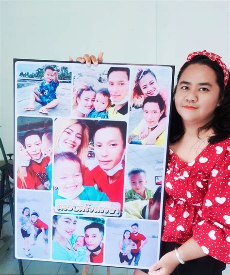 กรอบลอยขนาด 60 80 A1 ไวนิล และ Photo Pim Phatcha Thaipick