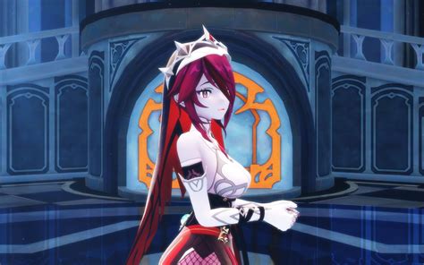 【原神mmd】恋爱裁判（罗莎莉亚）哔哩哔哩bilibili