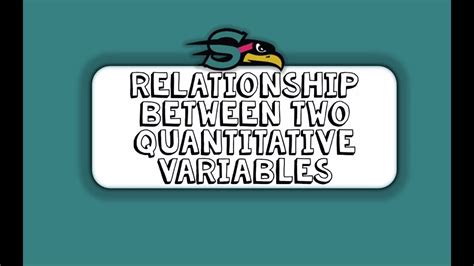 3 2 Relationships Between Two Quantitative Variables Youtube