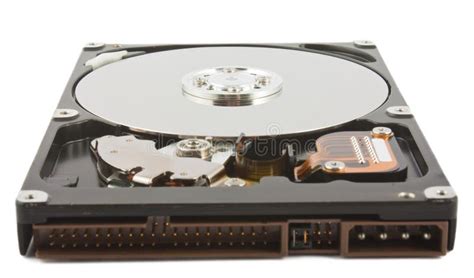 Open Hard Drive Unit Stock Image Image Of Data White