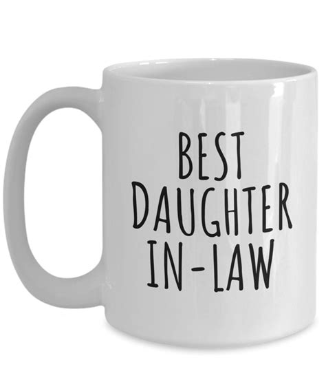 Best Daughter In Law Mug Daughter In Law Coffee Mug T From Etsy