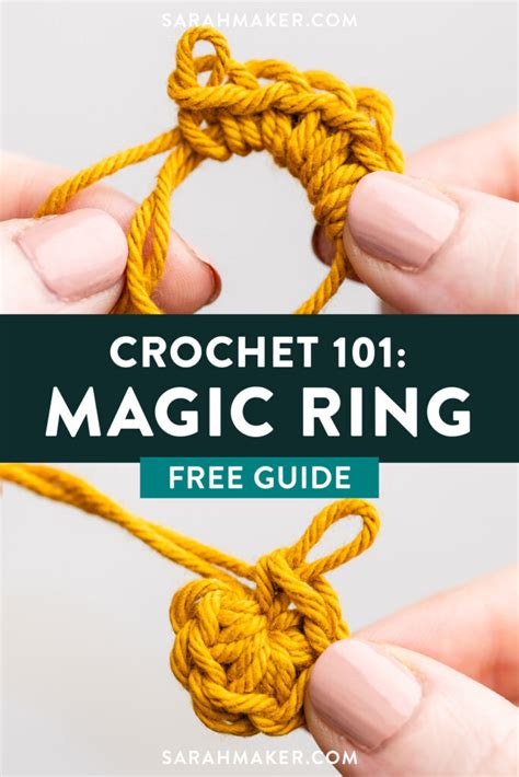 How To Crochet A Magic Ring Magic Circle Sarah Maker