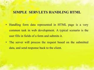 Servlets Api Overview PPT