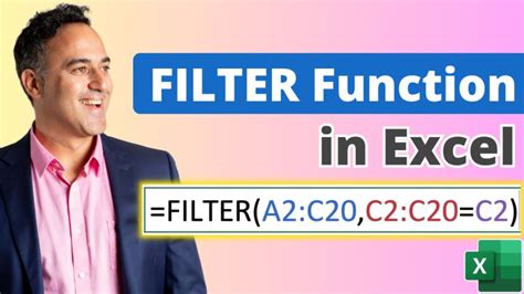 John Michaloudis On Linkedin Filter Function In Microsoft Excel The Easy Way Read More Here