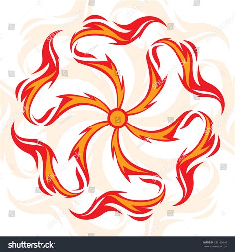 Ancient Slavic Symbol Gromovic Stock Vector (Royalty Free) 133195646 ...