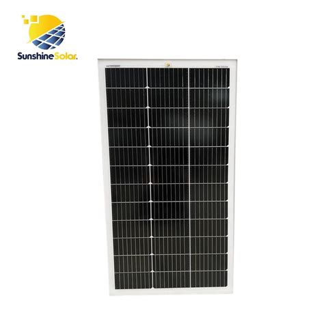 Panel Sunshine Solar 100w 12v Monocristalino Paneles Solares En Perú