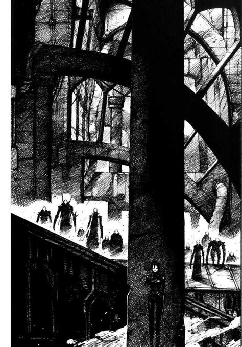 Nihei Tsutomu Blame Mang Blame Manga Gothic Artwork Anime Scenery