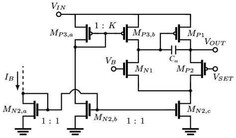 Schematic Of The Ldo Regulator Based On The Flipped Voltage Follower Download Scientific