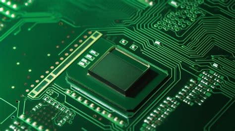 Premium Ai Image Closeup Green Ddr Ram Background