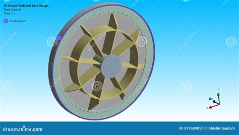 Structural Design Of Circular Bulkhead Gate For Hydropower Stock