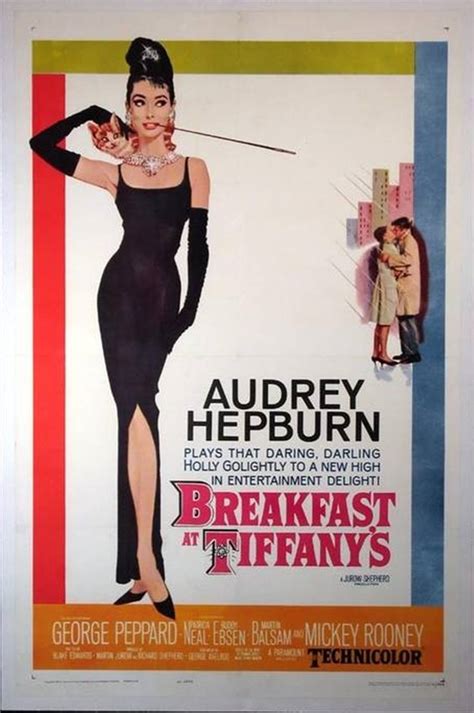 Audrey Hepburn Breakfast At Tiffanys George Peppard Mickey Rooney