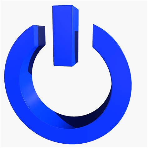 Power Symbol 3d Model 9 Obj Fbx Blend 3ds Free3d