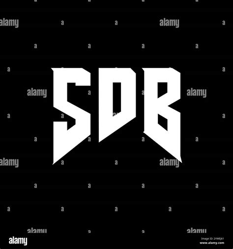 Sdb Letter Logo Design For Technology Company Sdb Logo Design Black And White Color Combination