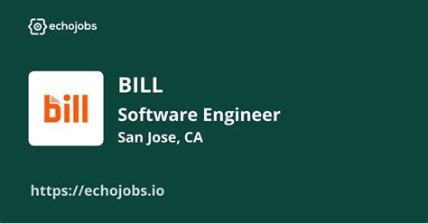 bill is hiring software engineer senior staff frontend san jose