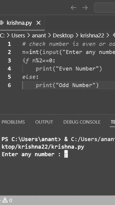Check Even Or Odd Numbers Program In Python Coding Python Sorts
