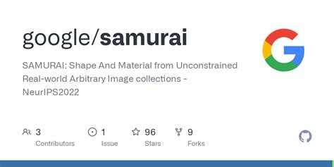 Github Google Samurai Samurai Shape And Material From Unconstrained Real World Arbitrary
