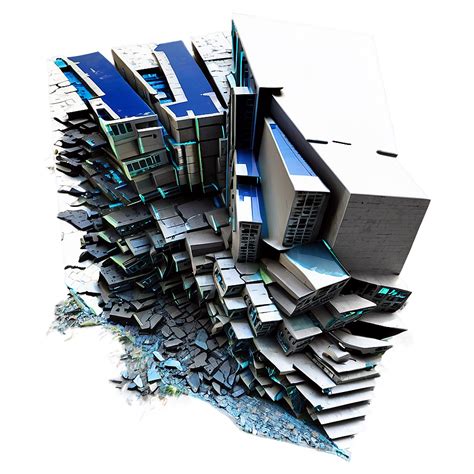 Download Shattered Building Structure Png 06212024