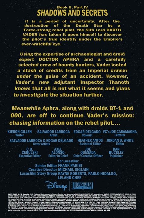 EXCLUSIVE Preview DARTH VADER 10 13th Dimension Comics Creators Culture